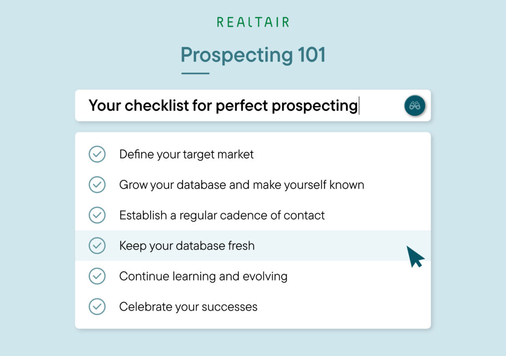 Prospecting 101: Where to start and how to build business value - Realtair